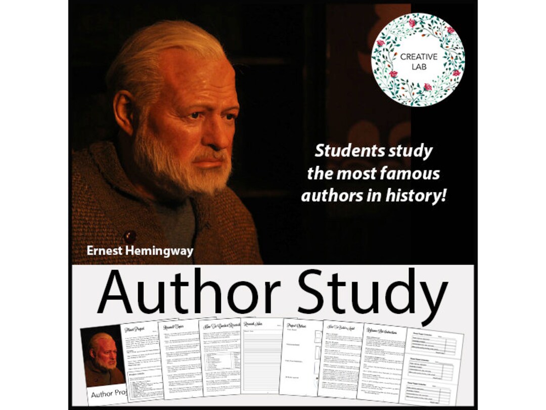 Author Research Project - PBL // Printable Teaching Resource // No Prep ...