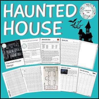 Math Haunted House Design - Area & Perimeter - Halloween Math ...