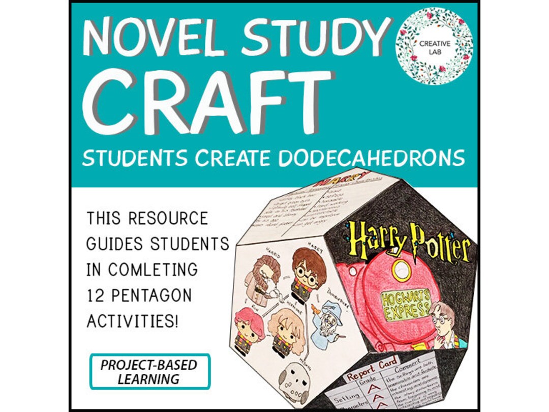 Novel Study Craft for Any Book - Dodecahedron - PBL // Printable ...