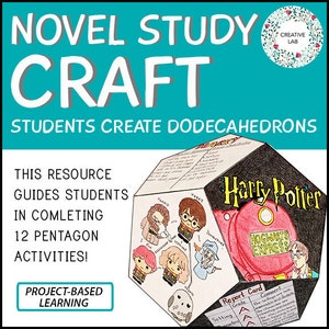 Novel Study Craft for Any Book - Dodecahedron - PBL // Printable ...