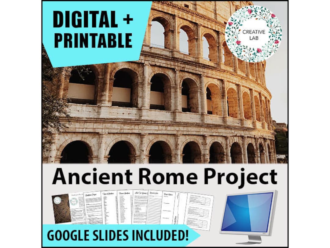 Ancient Rome Research Project - PBL // Printable Teaching Resource ...