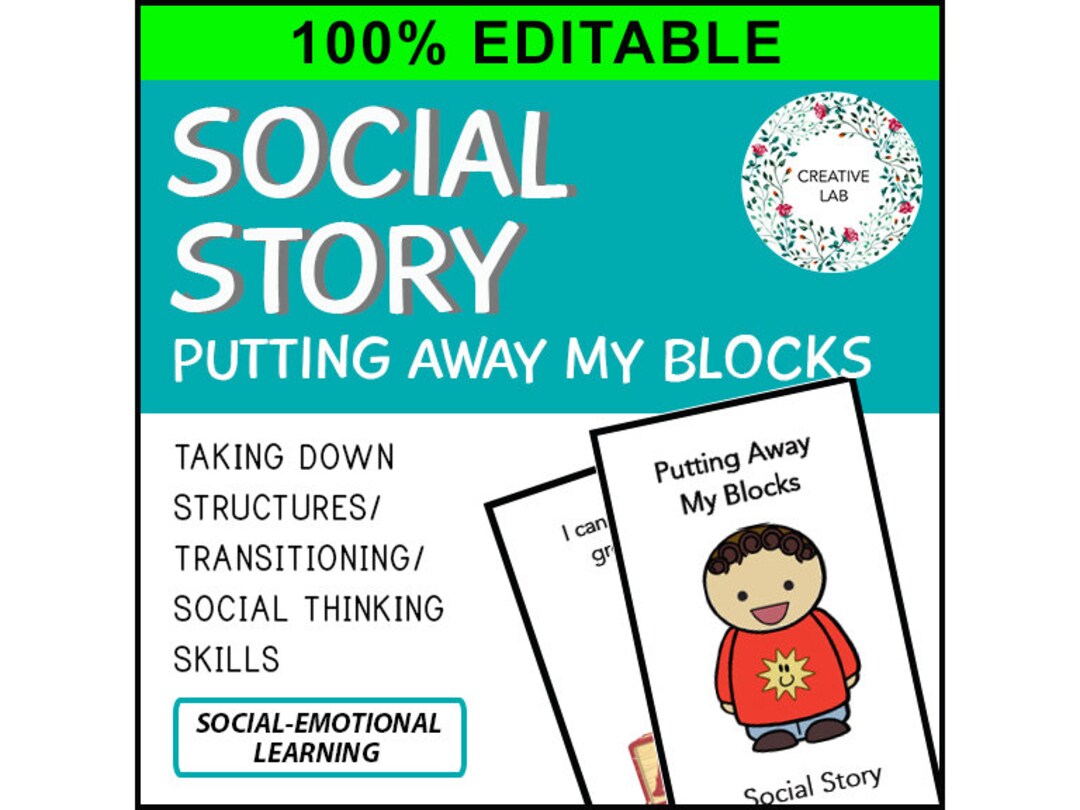 Behavior Social Story - Transitioning - 100% Editable - Etsy
