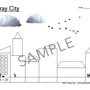 Array City - Multiplication Math Worksheets - 100% Editable ...