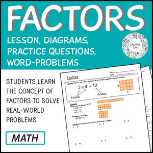 Math Factors, Greatest Common Factors - Lesson & Practice Questions ...