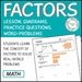 Math Factors, Greatest Common Factors - Lesson & Practice Questions ...