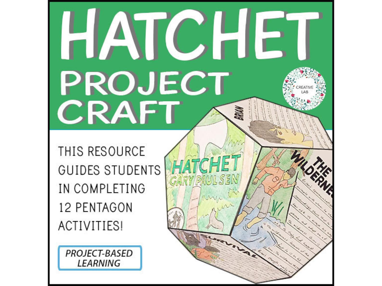 Hatchet - Book Novel Study Project Craft - PBL // Printable Teaching ...