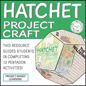 Hatchet - Book Novel Study Project Craft - PBL // Printable Teaching ...