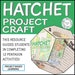 Hatchet - Book Novel Study Project Craft - PBL // Printable Teaching ...