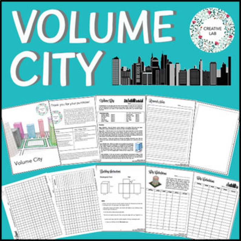Volume City - Geometrocity Project - 100% Editable // Printable ...