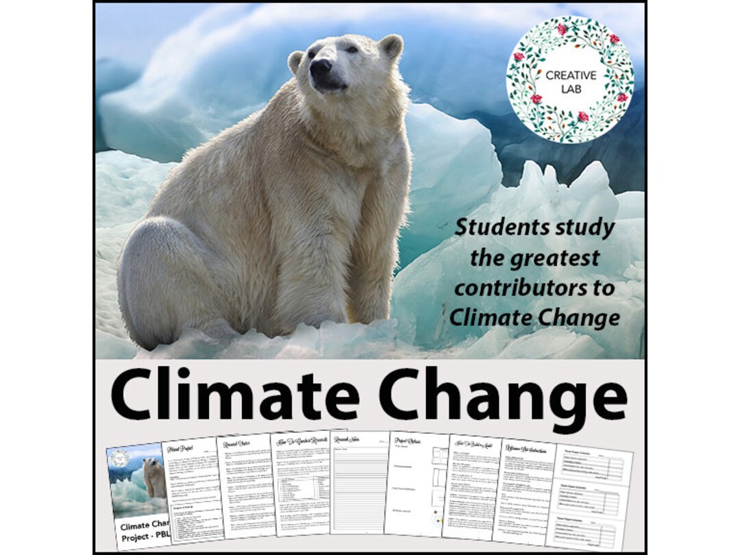 Climate Change Research Project - PBL // Printable Teaching Resource ...