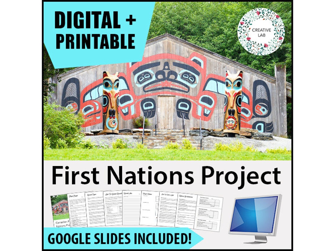 Canada's First Nations Research Project PBL // Printable - Etsy