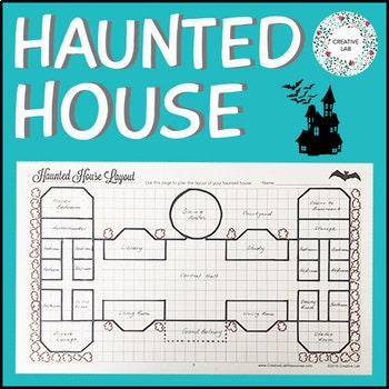 Math Haunted House Design - Area & Perimeter - Halloween Math ...