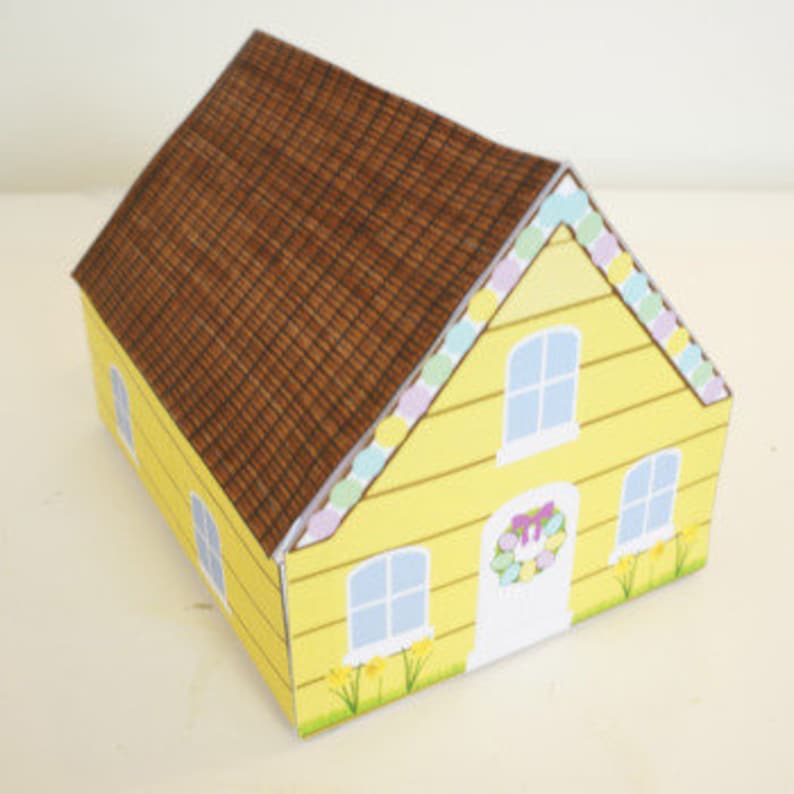 Math Easter Bunny's House Craft // Printable Teaching Resource // No ...