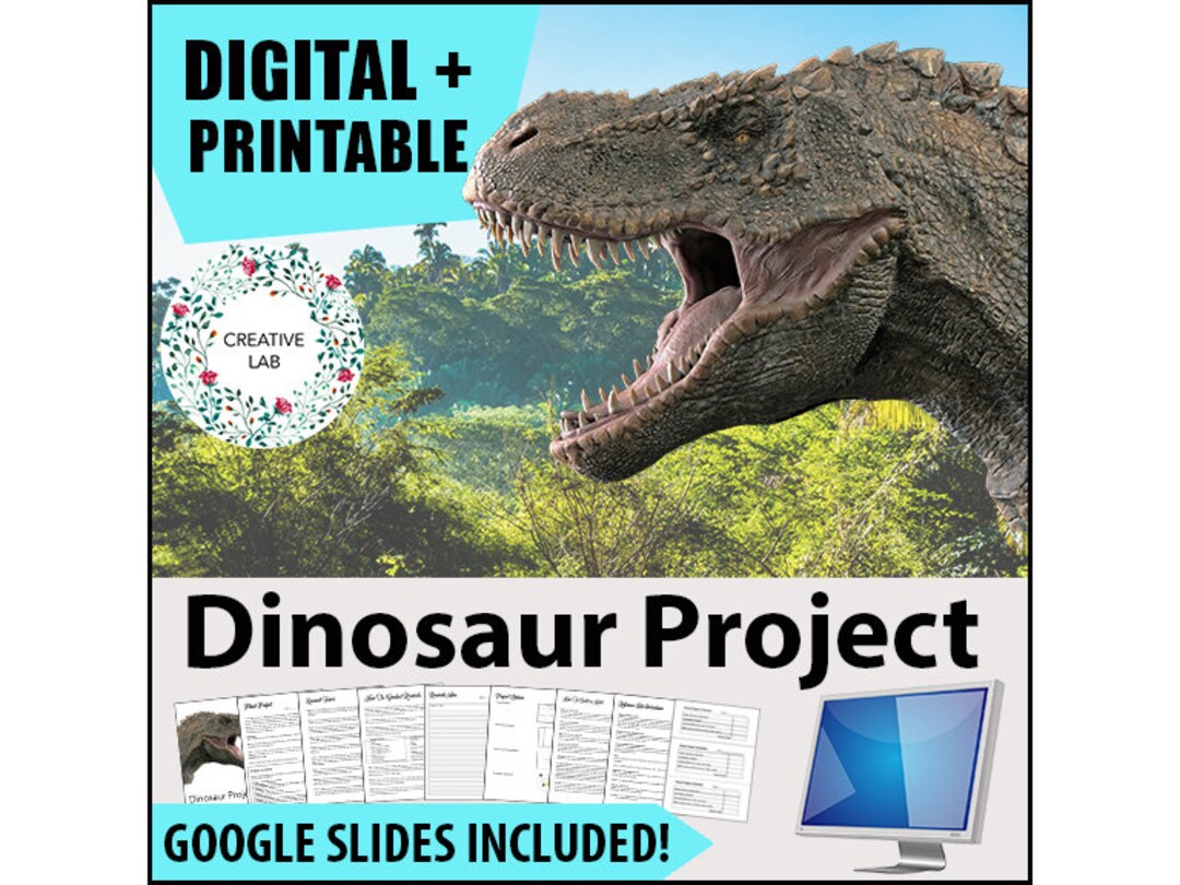 Dinosaur Research Project - PBL Project Based Learning // Printable ...