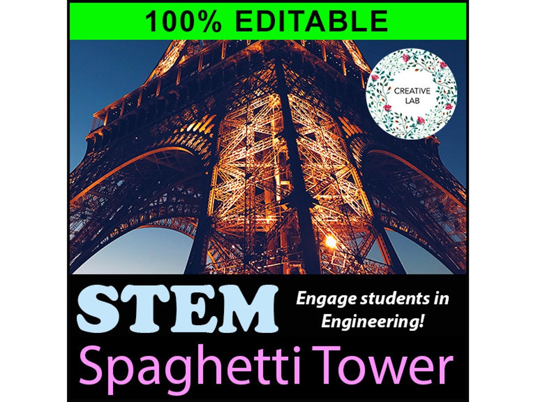 Engineering Design Challenge - Spaghetti Tower - 100% Editable ...