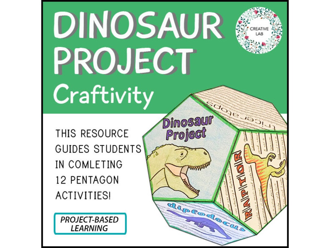 Dinosaur Project Craft Activity - PBL - STEM Project Based Learning ...