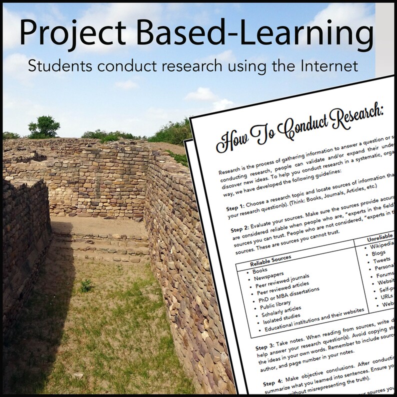 Indus Valley Civilization Research Project - PBL // Printable Teaching ...