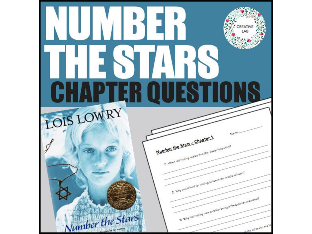 Number the Stars - Chapter Comprehension Questions & Answers - Etsy