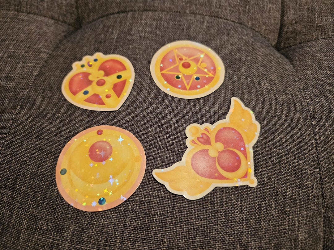 Sailor Moon Locket Stickers - Etsy
