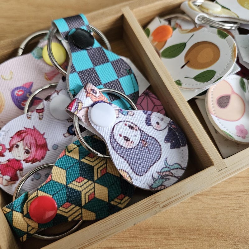 Anime Keychain - Etsy