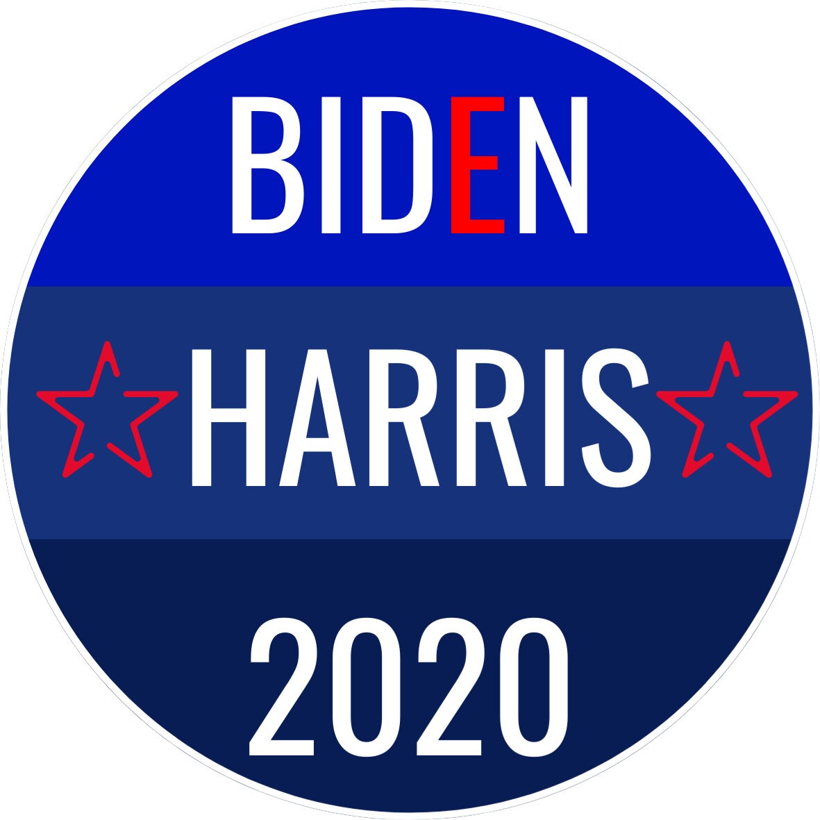 BIDEN HARRIS for PRESIDENT Stickers Floor Decals 12-pack - Etsy