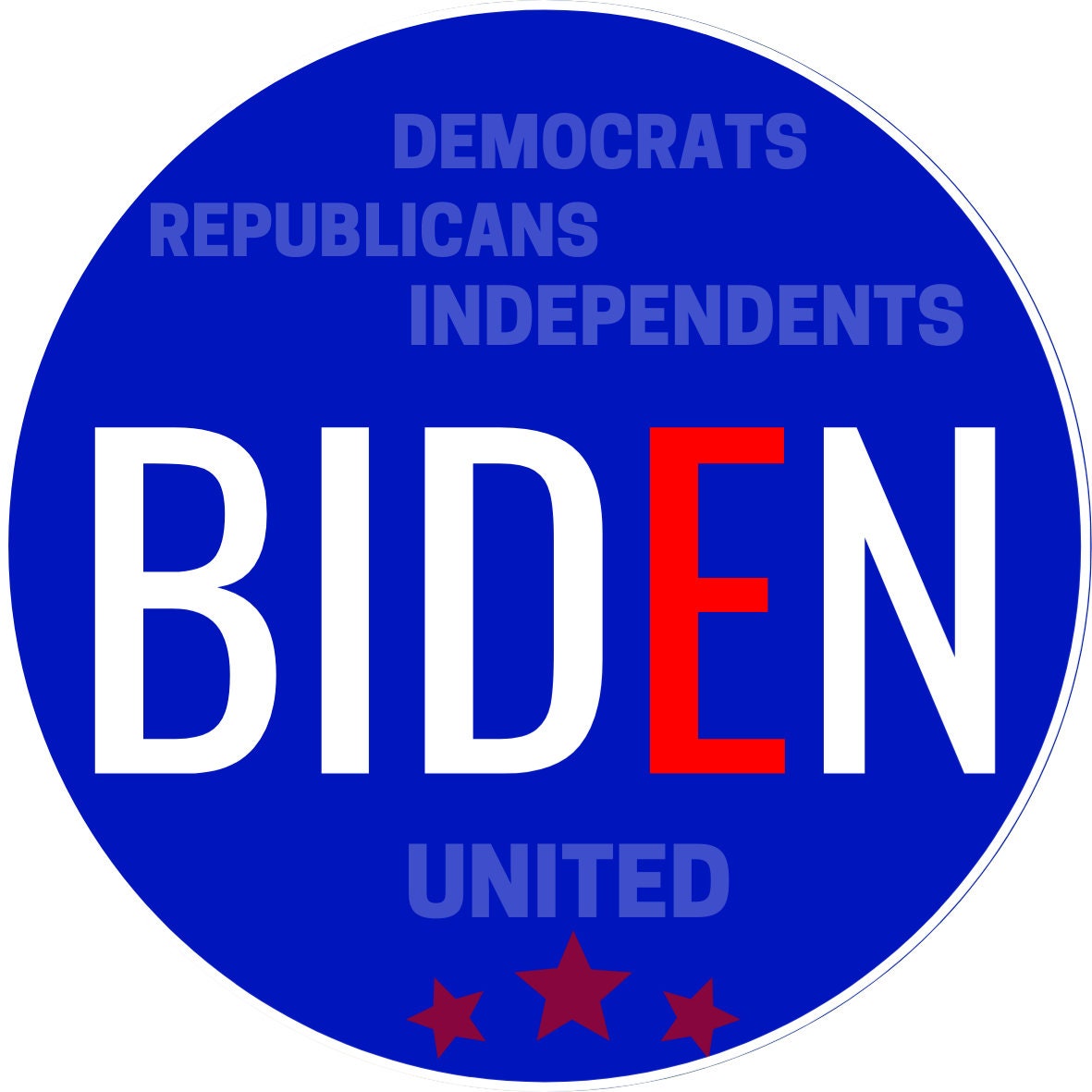 BIDEN HARRIS for PRESIDENT Stickers Floor Decals 12-pack - Etsy