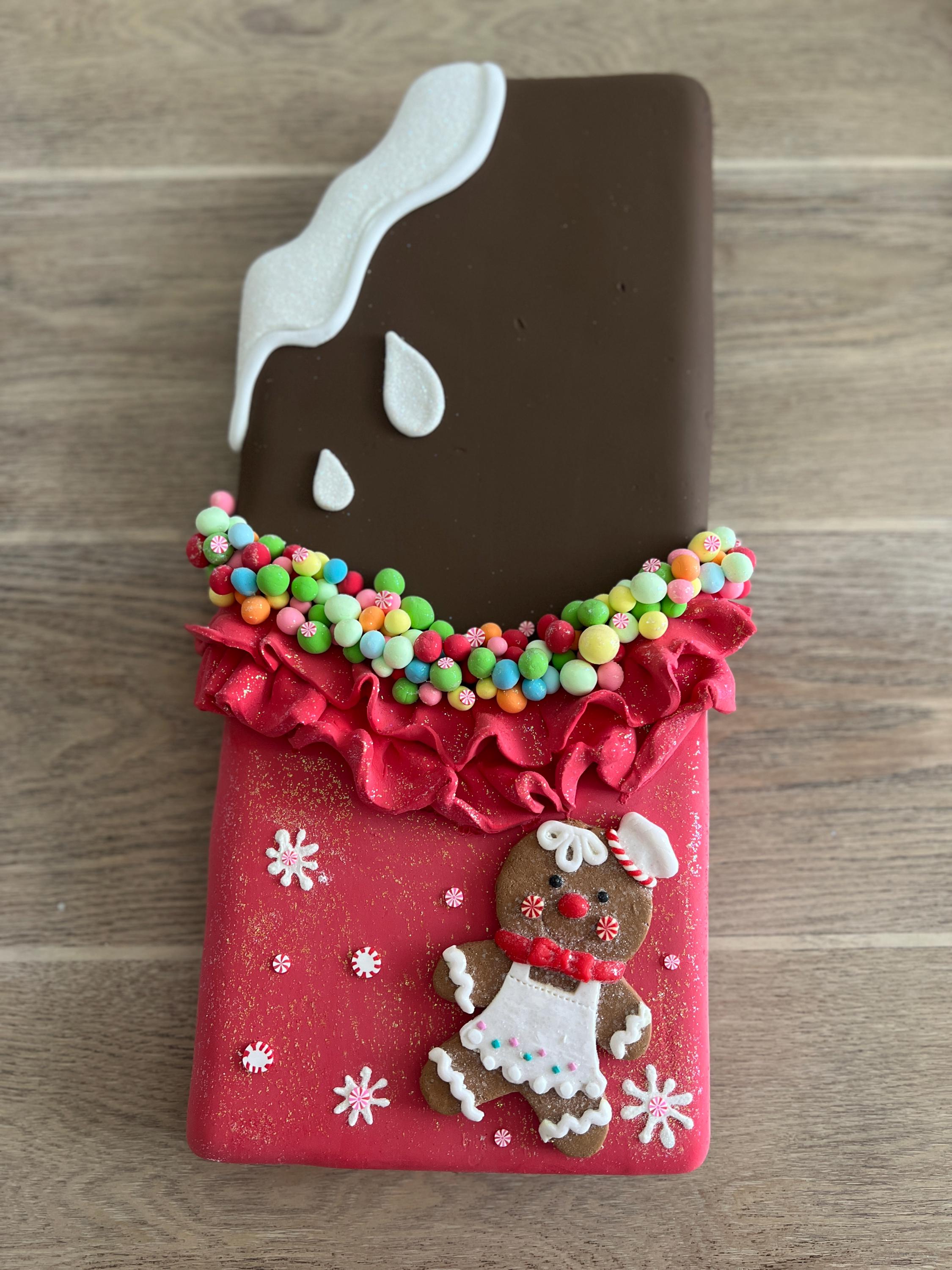 Fake Bake Chocolate, Christmas Candyland Decor, Gingerbread Decor ...