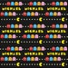 Custom Personalized Pacman Inspired Satin Wrapping Paper Gift Wrap ...
