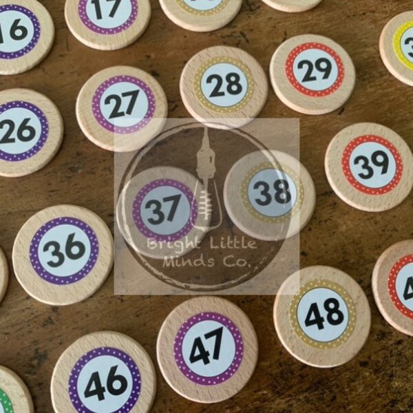 Number Tokens - Etsy