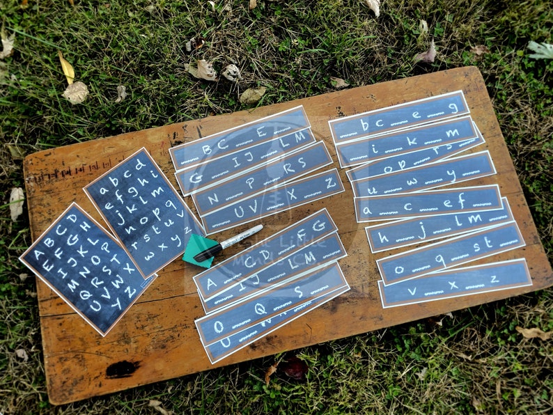 Alphabet Uppercase and Lowercase & Numbers 1-100 Sequence Learning ...
