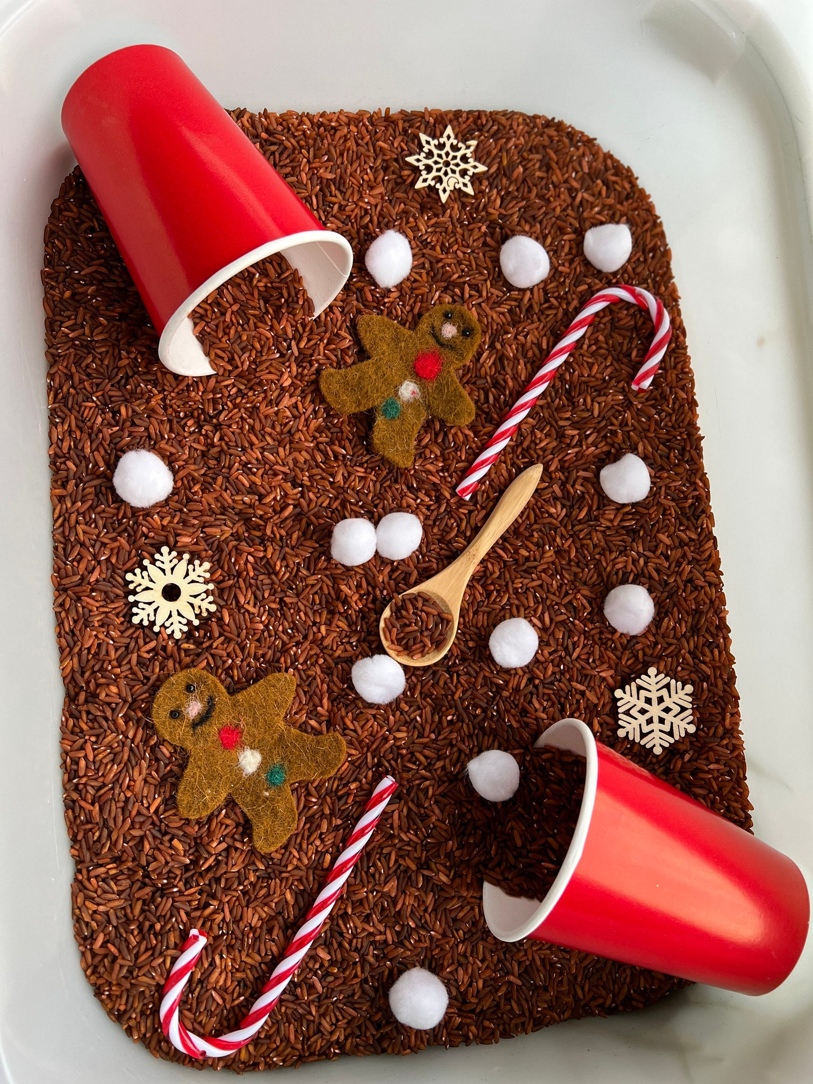 Hot Cocoa Sensory Bin Kit Winter Activity Kit, Sensory Play, Pretend ...