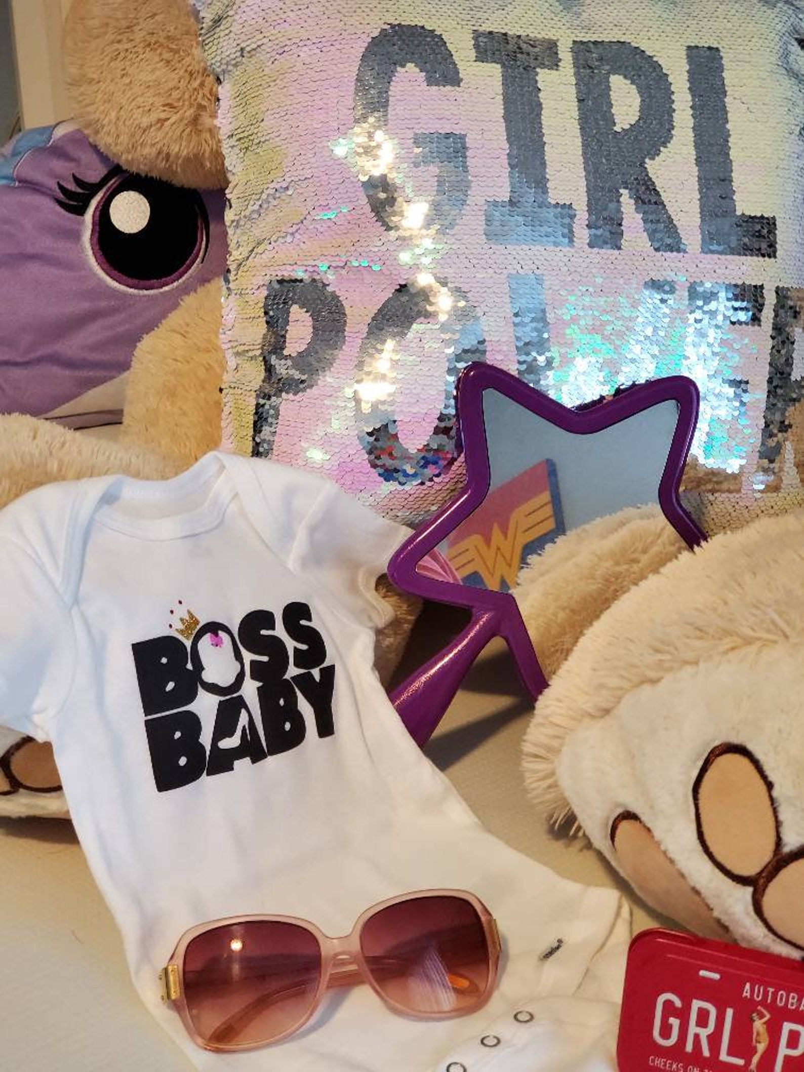 Boss Baby Girl / Custom Baby Onesie / Baby Girl Onesie/ Baby - Etsy