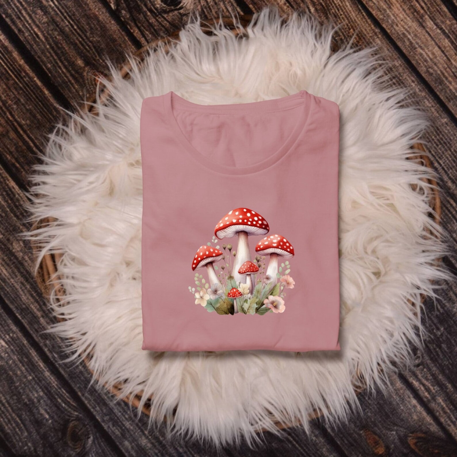 Digital PNG Download - Watercolor Mushroom - Sublimation Design, PNG ...
