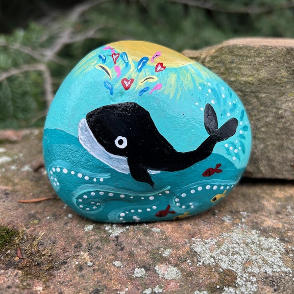 Rock Paperweight - Etsy