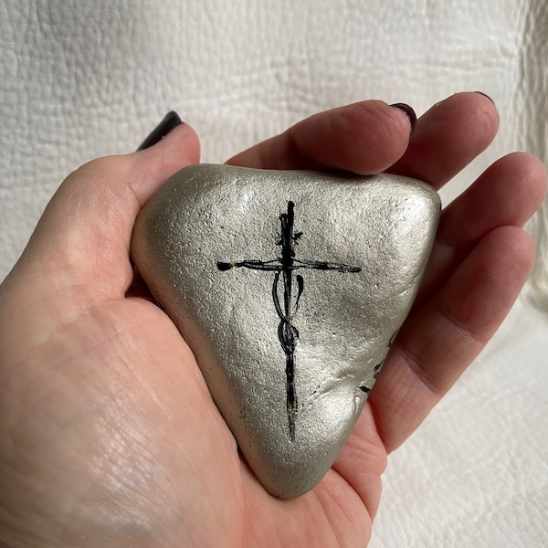 Christian Easter Painted Rock - Etsy