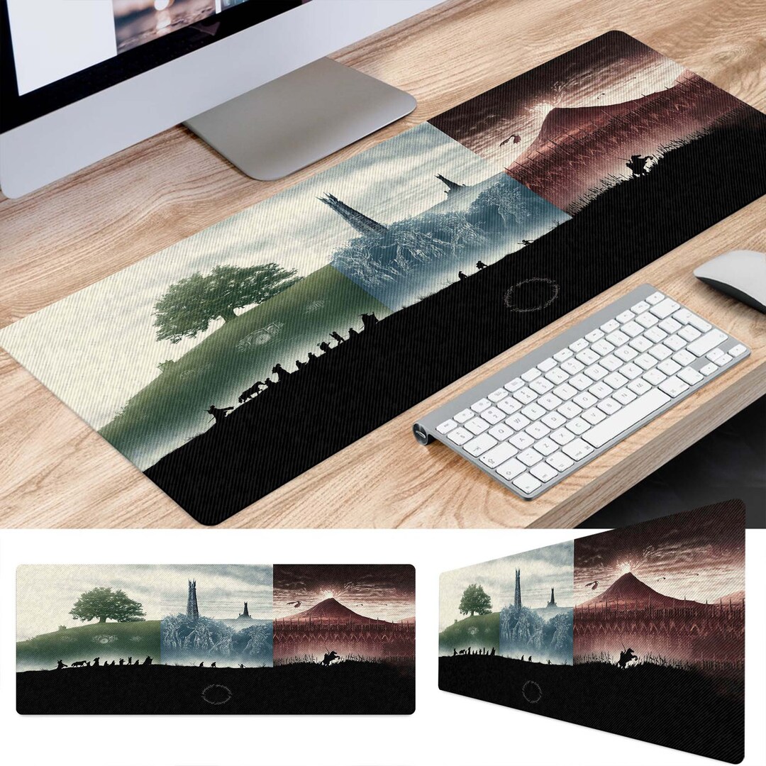 LOTR Mouse Mat Lord of the Rings Large Mouse Pad for Gamer - Etsy