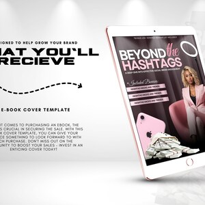 Social Media Ebook Cover Template, Editable E-book Template, DIY E Book ...
