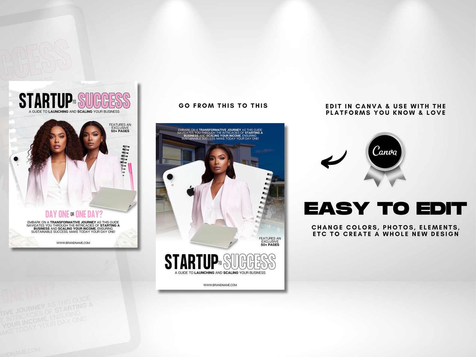 Editable Ebook Cover, E-book Template, DIY E Book Cover Design, Canva ...