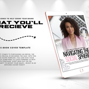 Ebook Cover, Editable E-book Cover, Social Media Manger Ebook Cover ...