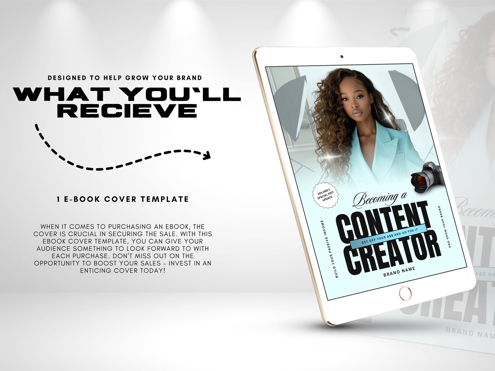 Editable Ebook Cover, Done for You Ebook Cover Template, Content ...