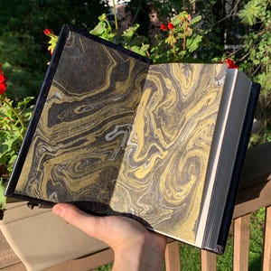 Hand Bound Leather Journal Black Sword Edition - Etsy