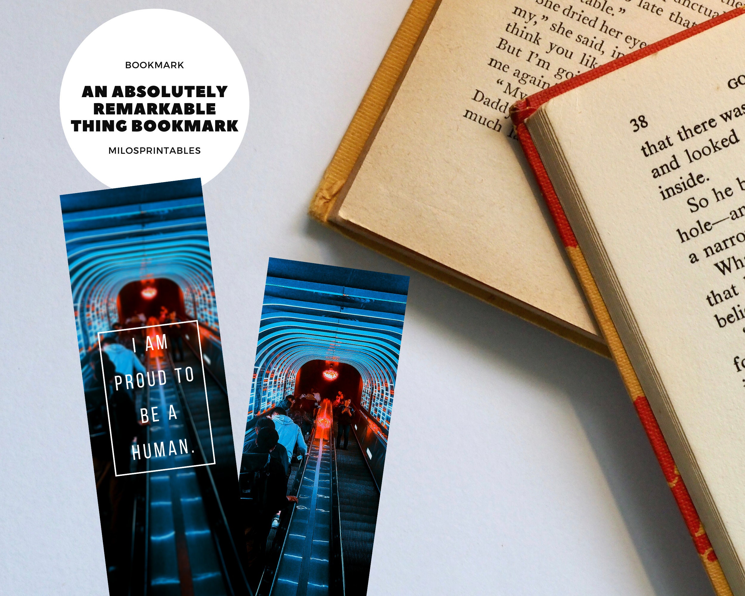 Printable An Absolutely Remarkable Thing Quote Poster I am Proud to be ...