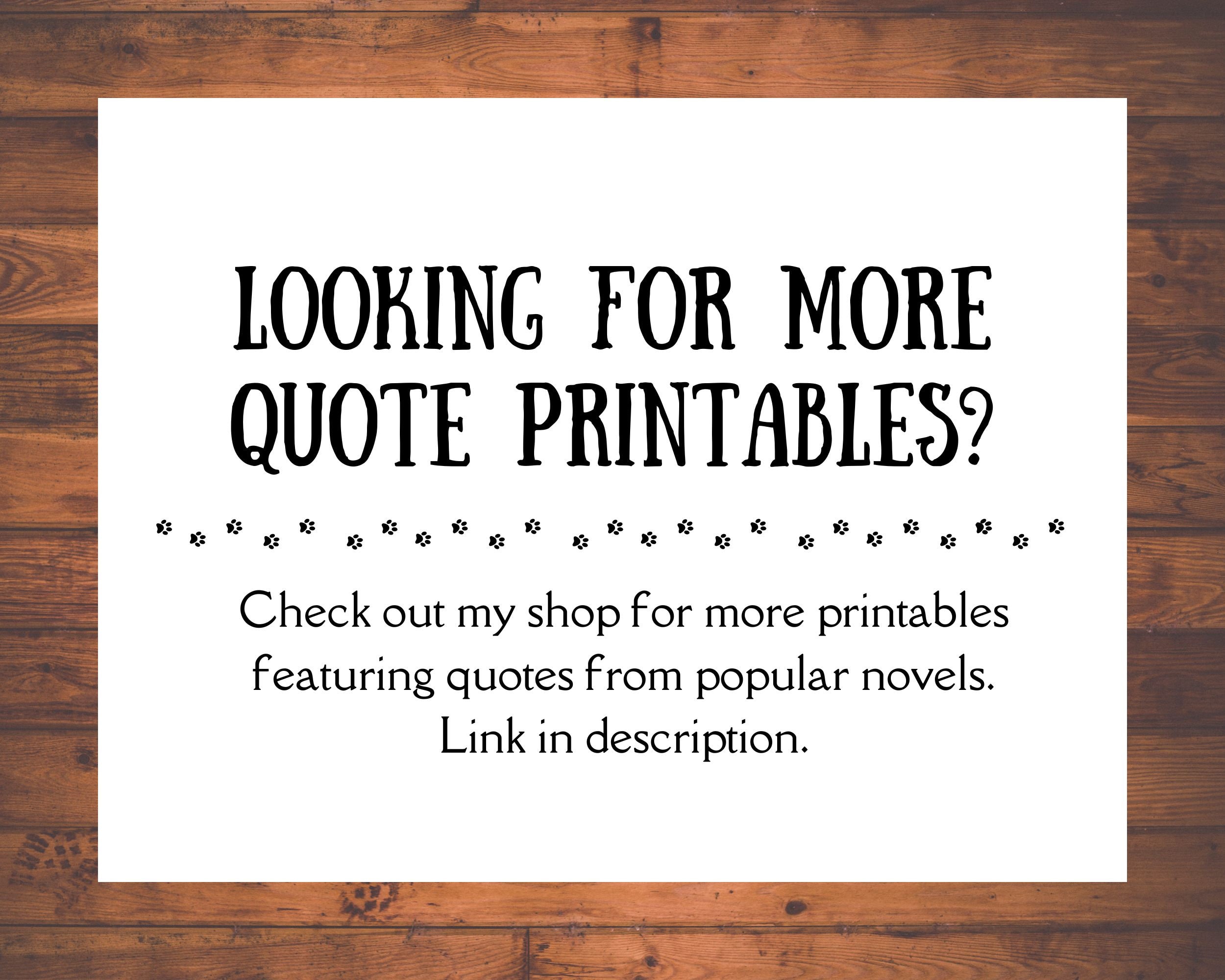 Fahrenheit 451 Quote Bookmark - Printable - Dual Sided - Stuff Your ...