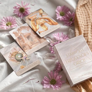 Starlight Frequencies 44 Card Oracle Deck With Guidebook, Light Code ...