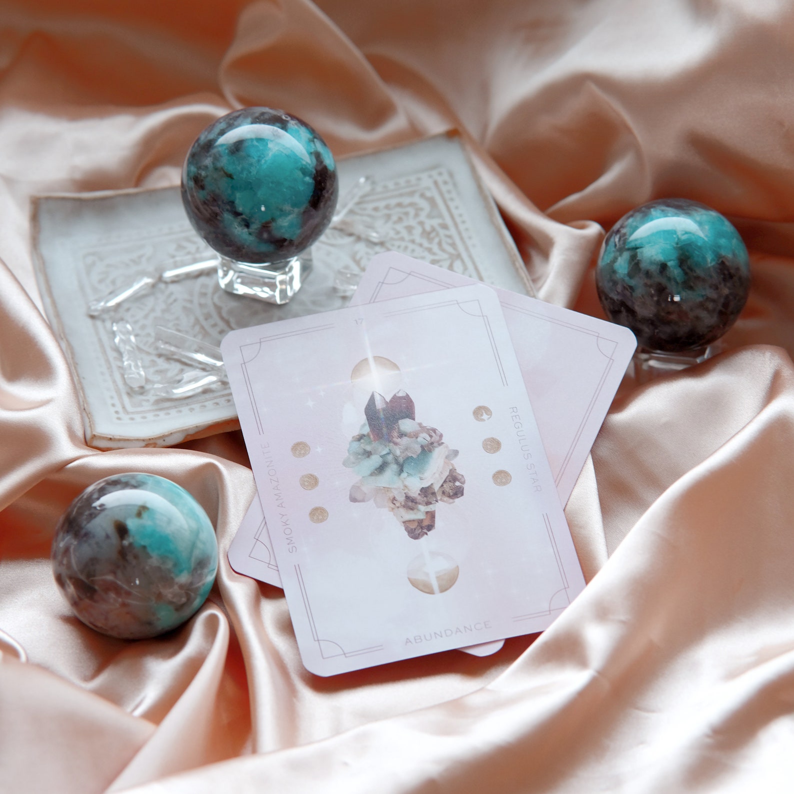 Astral Realms Crystal Oracle Oracle Cards Deck With - Etsy