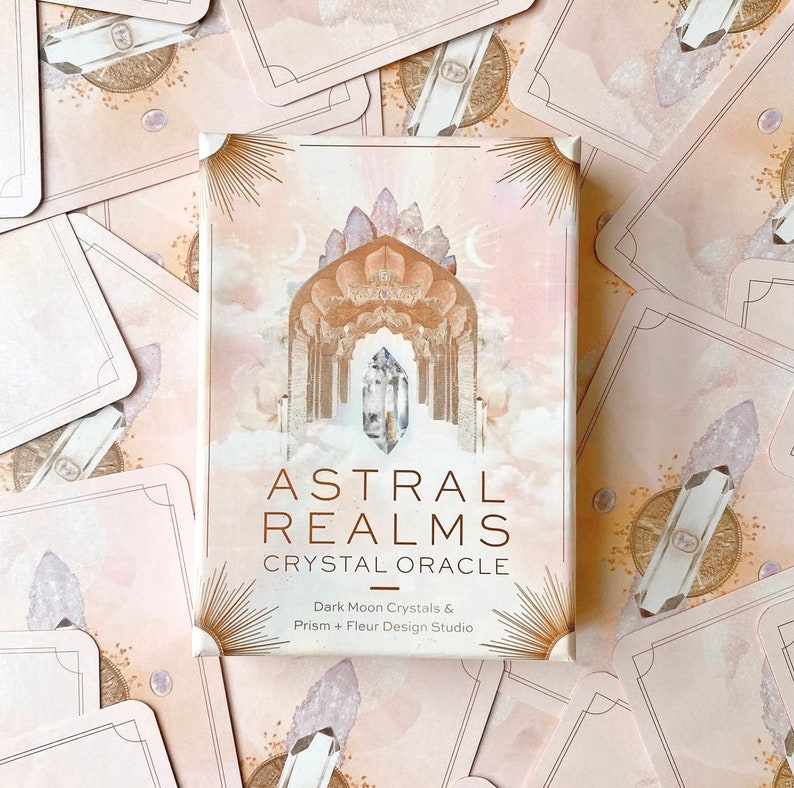 Astral Realms Crystal Oracle Oracle Cards Deck With - Etsy