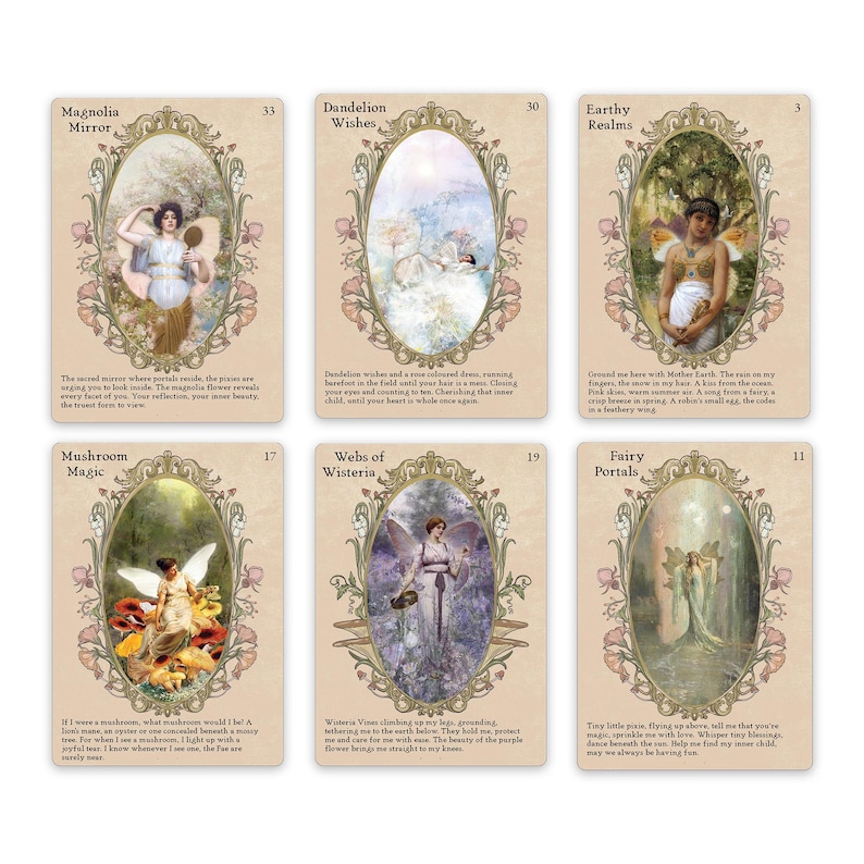 Sisters of the Fae Oracle Deck: Fairy Card Magic With Guidebook - Etsy