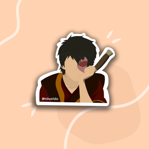 Avatar the Last Airbender Inspired Zuko Minimalistic Sticker | Etsy
