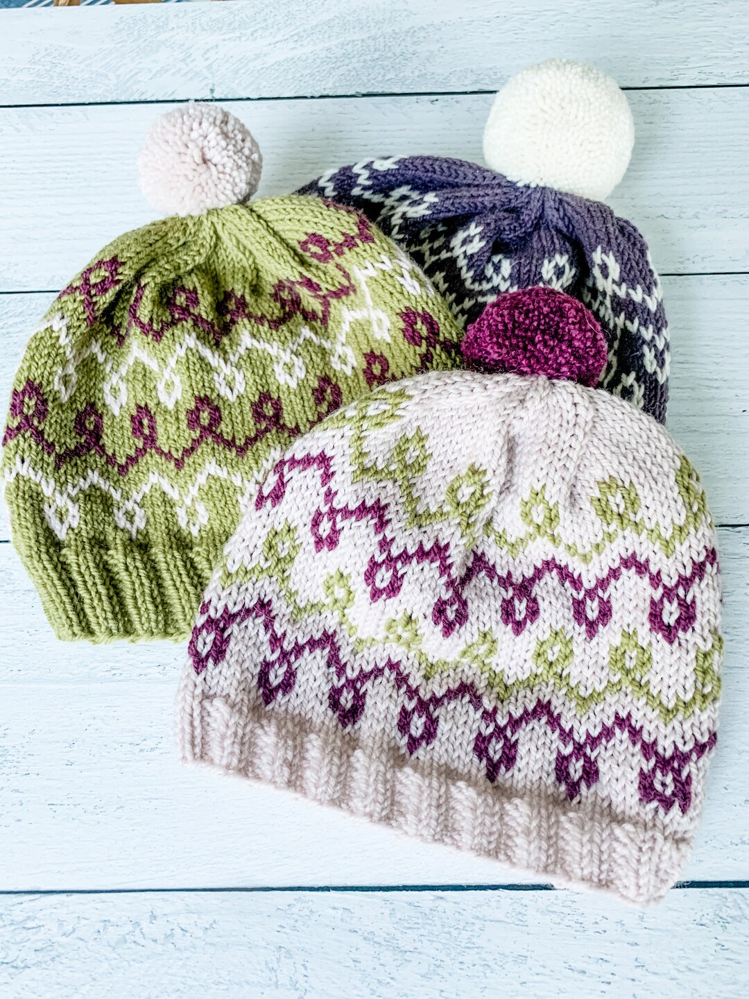 Squiggle Snack Hat- Knitting Pattern- Three Sizes, Adult, Teen, and Kid ...