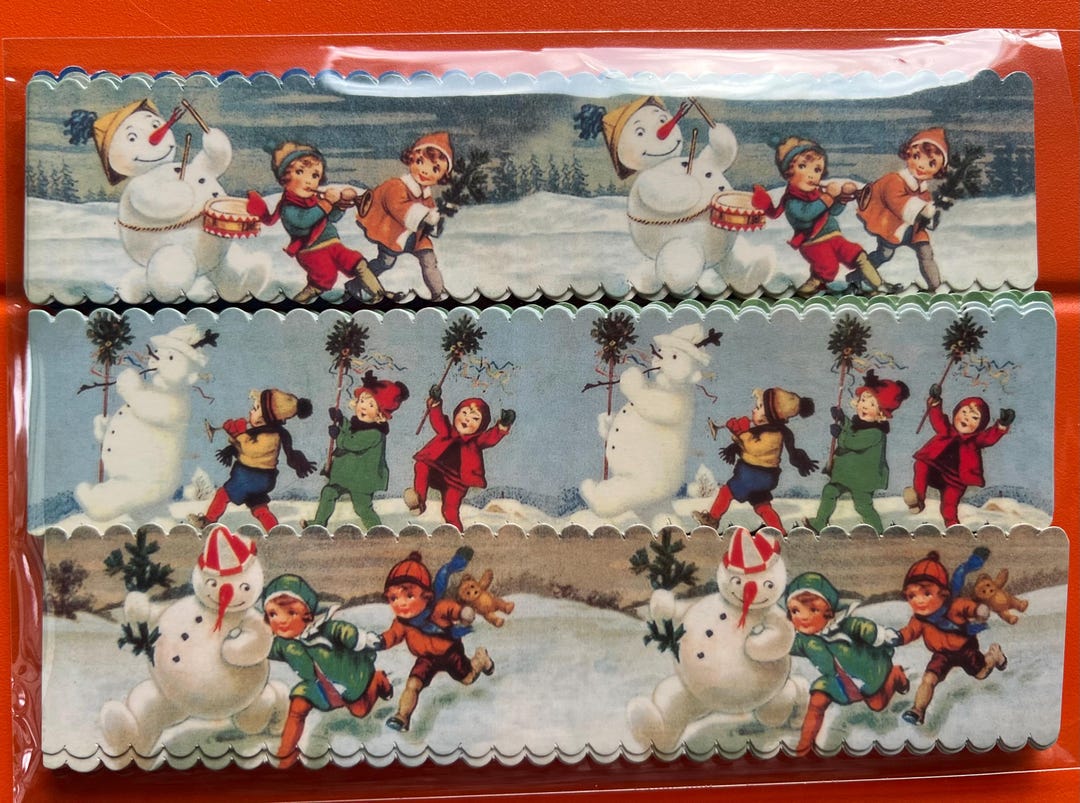 Vintage Paper Chain Garland Kit DIY - Bethany Lowe Designs, Inc. - Etsy